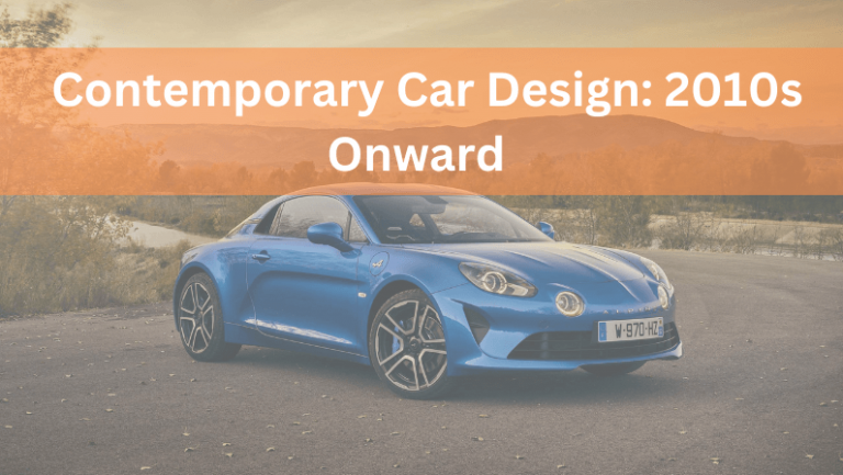 The Evolution of Car Design: Trends and Innovations Over Time