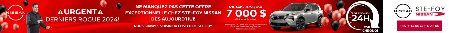 Nissan à vendre à Ste-Foy (Québec) | Concessionnaire Nissan Ste-Foy